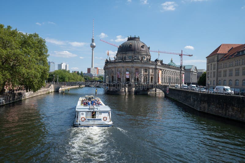 Berlin, Germany - August 12 , 2021 - View of the Bode Museum in Berlin ...