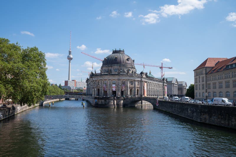 Berlin, Germany - August 12 , 2021 - View of the Bode Museum in Berlin ...