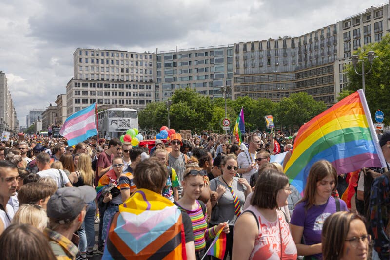 Christopher Street Day 2023 in Berlin Editorial Image - Image of berlin ...
