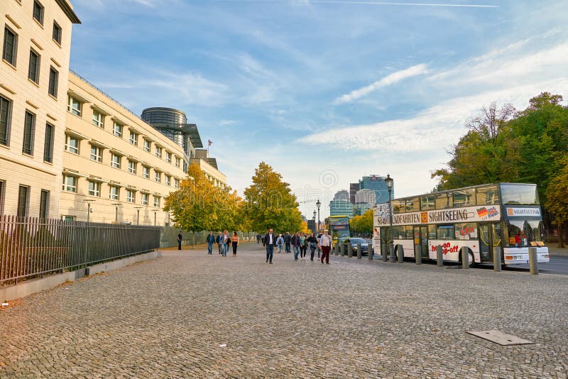 Berlin Urban Landscape in the Daytime Editorial Image - Image of road ...