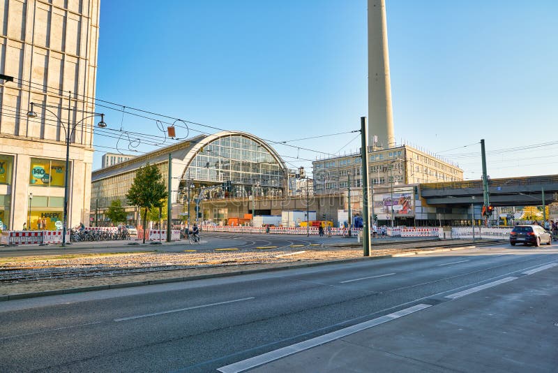 View of Berlin Alexanderplatz Station in the Daytime Editorial ...