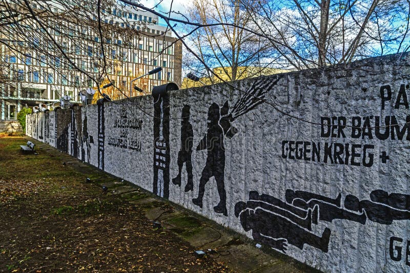 Berlin, Germany - December 02, 2016:Berlin Wall. the Place Where the ...