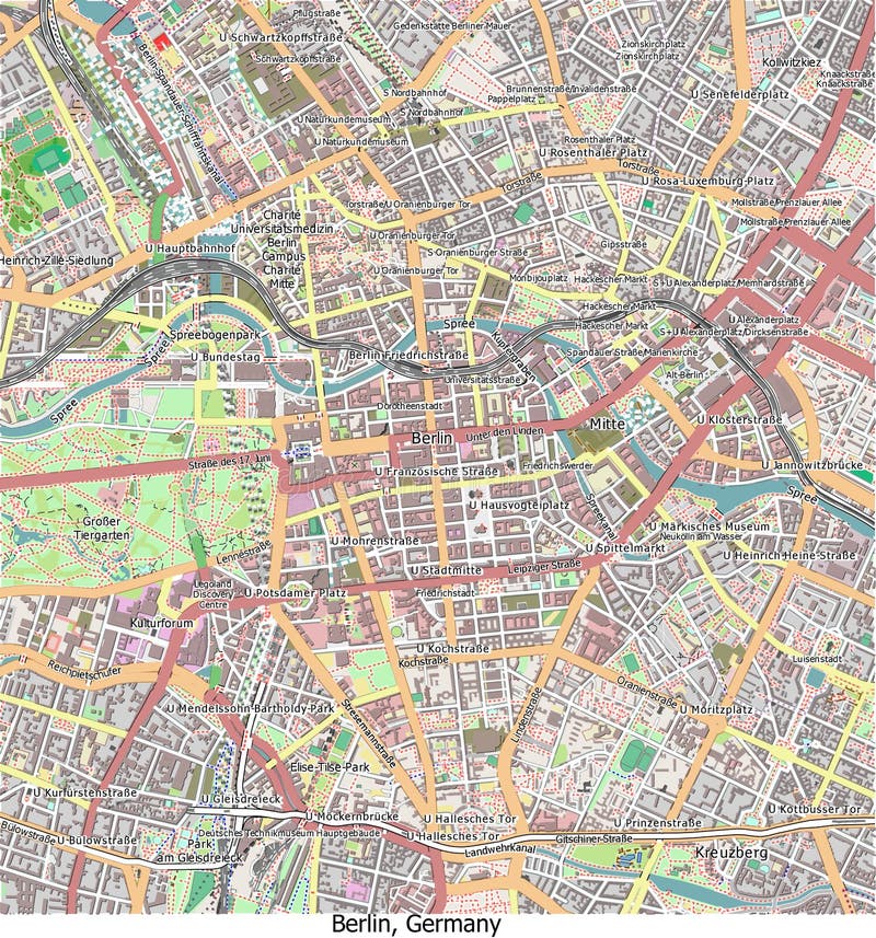 Berlin Germany Europe Hi Res Aerial View Stock Illustration ... Berlin Germany Europe Hi Res Aerial View Stock Illustration ...