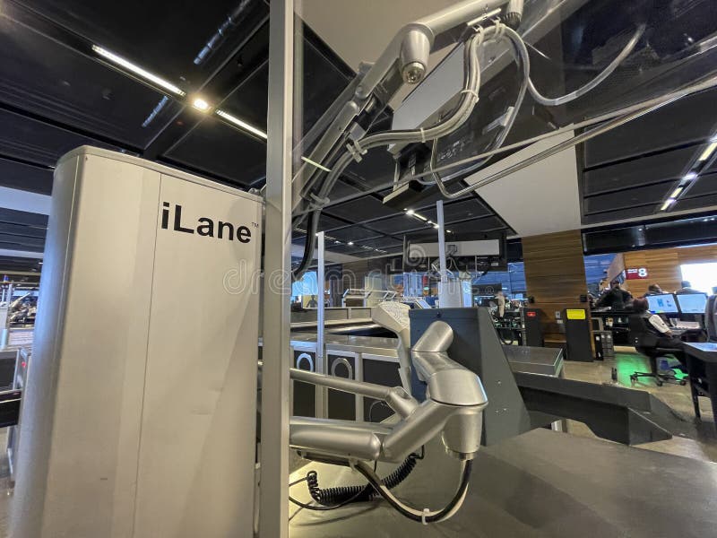 ILane Automatic Tray Return System Editorial Image - Image of departure ...