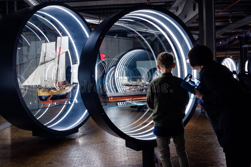 Boat and Ship Model Exhibition Inside the German Museum of Technology ...