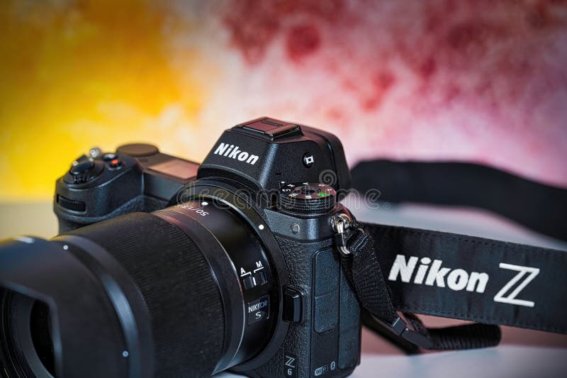 View To the Front of a Camera with Controls Editorial Photography ...