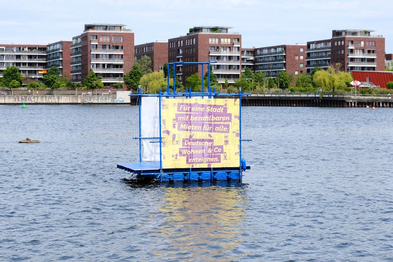 Berlin, Germany, Floating Installation Editorial Photo - Image of ...