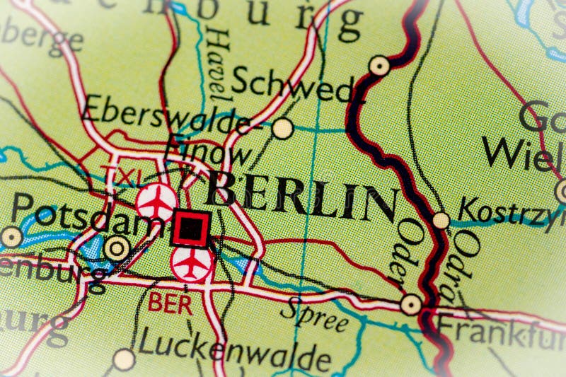 Berlin Germany Highlighted World Map Stock Photos - Free & Royalty-Free ...