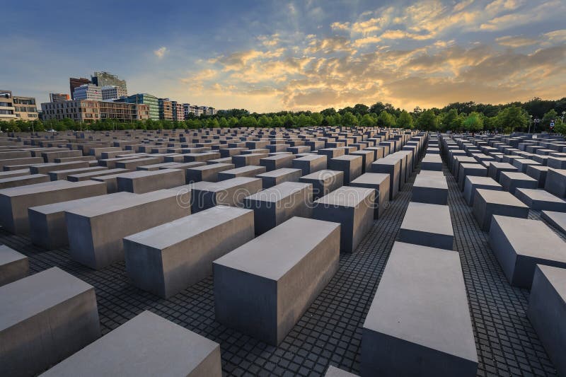 Jewish Holocaust Memorial - Berlin - Germany Editorial Photo - Image of ...