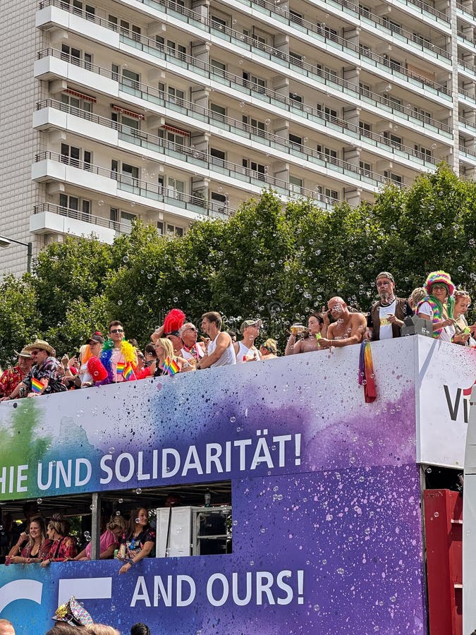 The Berlin Pride Celebration Also Known As Christopher Street Day (CSD ...