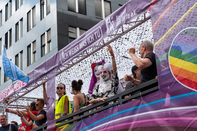 Christopher Street Day in Berlin Editorial Image - Image of festival ...