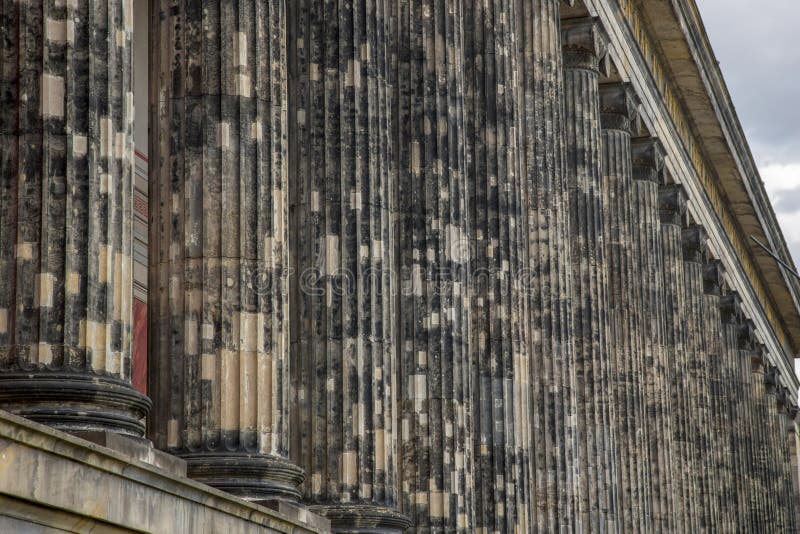 Columns of the Altes Museum on the Museum Island Editorial Image ...