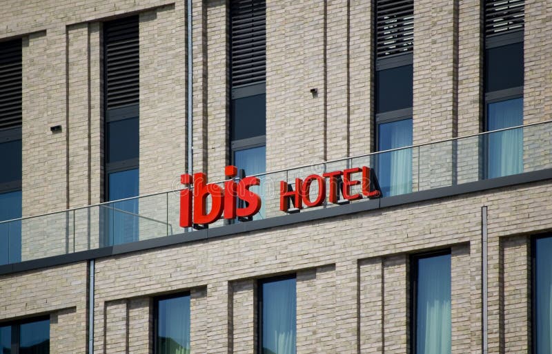 Berlin, Germany - 13 July 2023: Ibis Hotel Logo on a Hotel Building ...