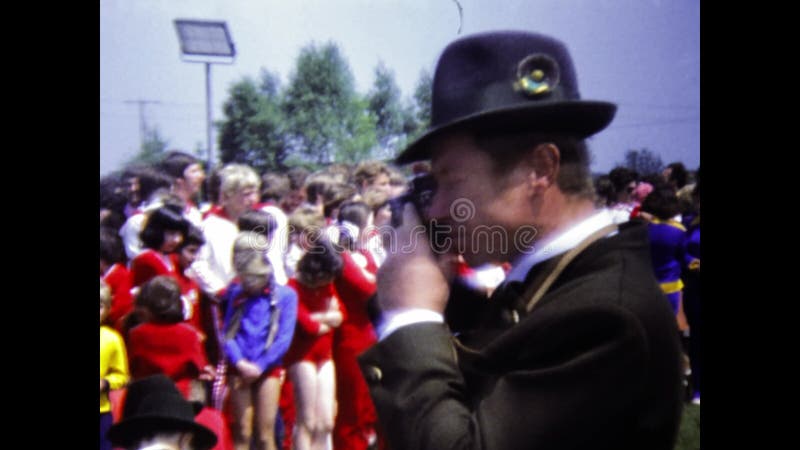 Germany 1976, German Folklore Event Stock Video - Video of festive ...