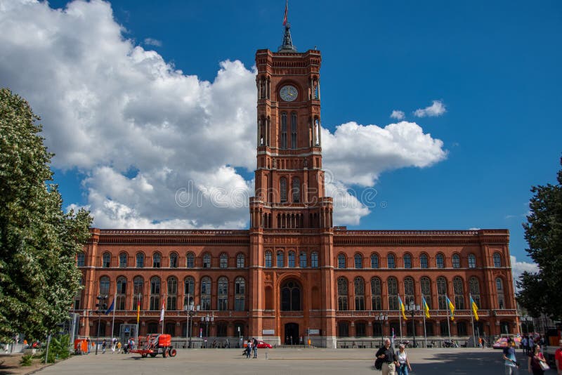 Berlin, Germany 28 June 2022, the Red Town Hall in Berlin Mitte ...