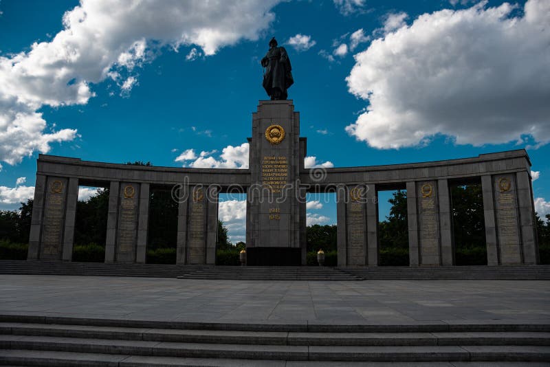 Berlin, Germany 28 June 2022, the Soviet Memorial in the Tiergarten ...