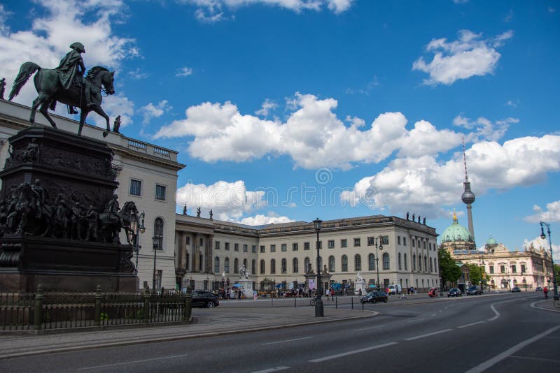 Berlin, Germany 28 June 2022, Statue of Frederick the Great on Unter ...