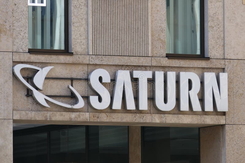 Logo of Saturn at a Store in Berlin, Germany Editorial Stock Image ...