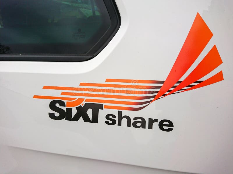 SIXT share car sharing editorial stock image. Image of rental - 202803314