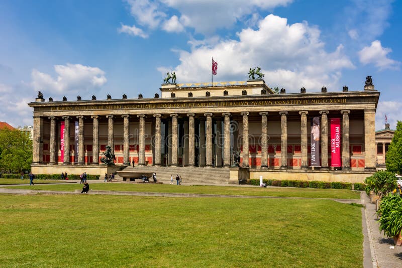 Berlin, Germany - May 2019: Altes (Old) Museum on Museum Island ...