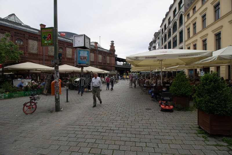 Hackescher Markt in Central Berlin Editorial Stock Image - Image of ...