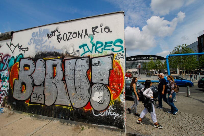Berlin Wall in Berlin, Germany Editorial Photo - Image of history, cold ...