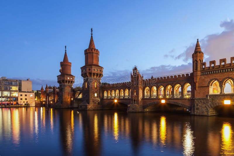 Oberbaum Bridge - Berlin - Germany Stock Photo - Image of landmark ...