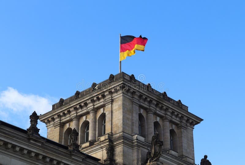 Berlin, Germany - 03. October 2022: Building of the German Reichstag in ...