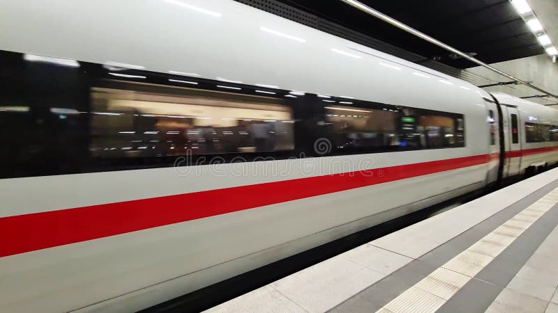 Berlin, Germany - 03. October 2022: German ICE Intercity Express Train ...