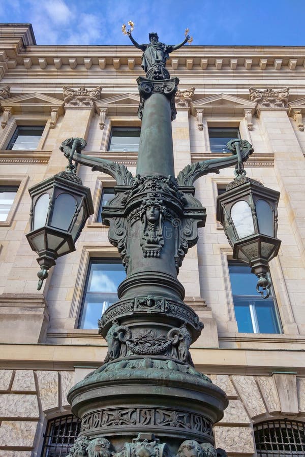 Berlin, Germany, October 1, 2022: Old Beautiful Street Lighting in ...