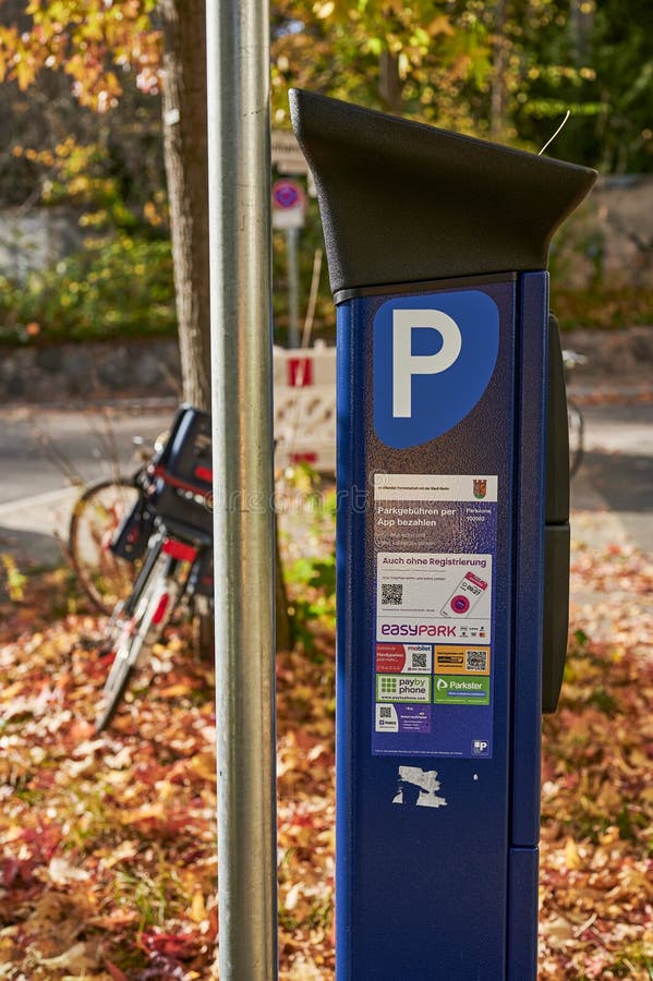 Parking Ticket Machine To Pay for a Temporary Parking Space Editorial ...