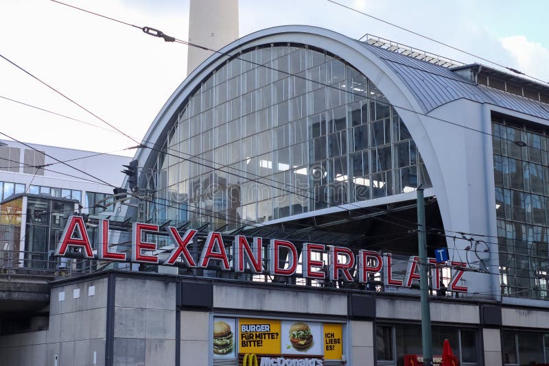 Berlin, Germany - 03. October 2022: View of the Famous Alexanderplatz ...