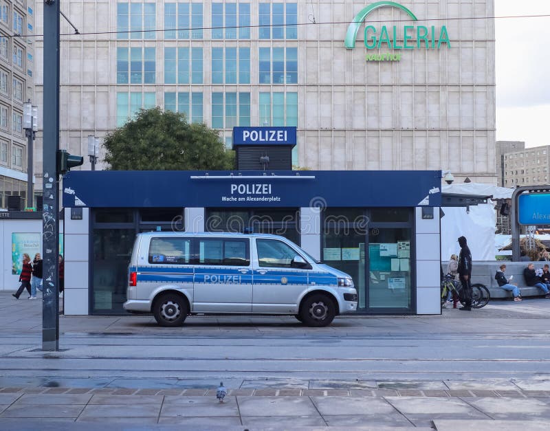 Berlin, Germany - 03. October 2022: View of the Police Station at the ...