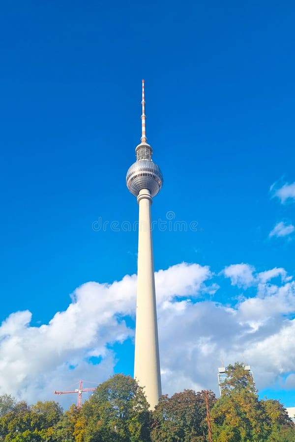 Berlin, Germany, October 2, 2022: View of the Berlin TV Tower ...