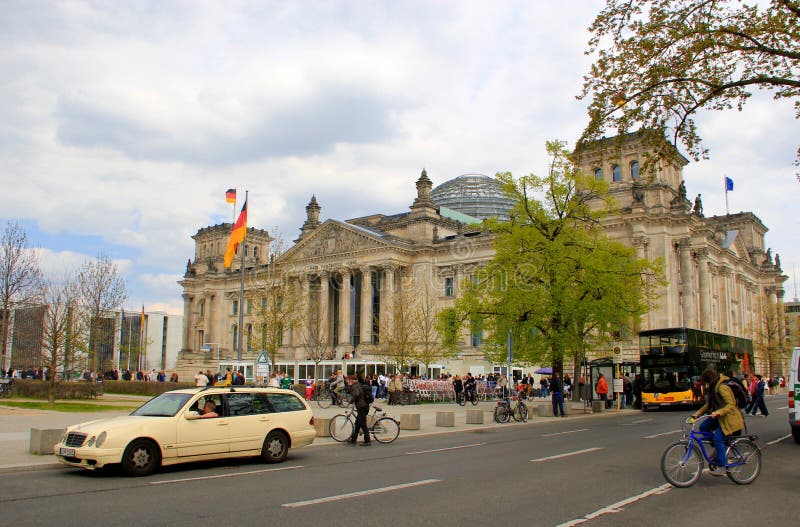 Berlin, Germany, Parliament, Bundestag Editorial Stock Photo - Image of ...
