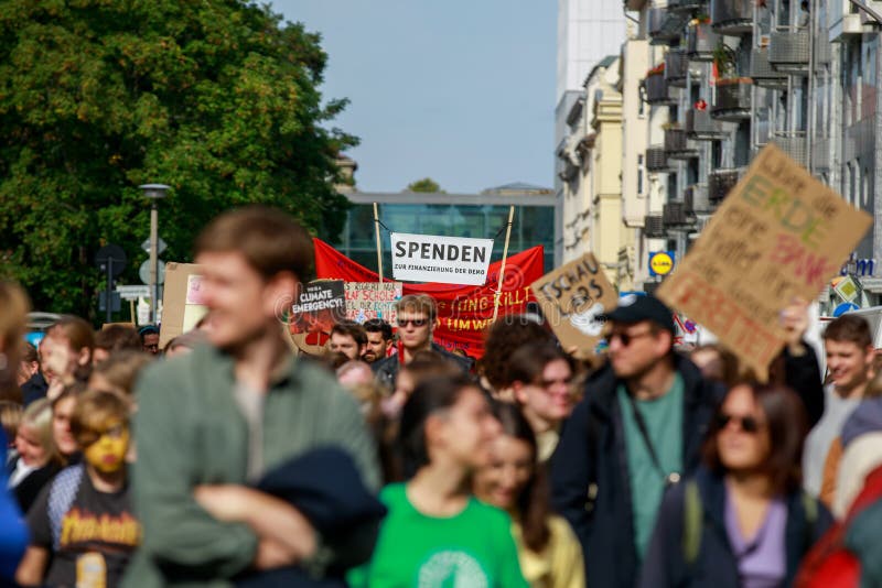 Fridays for Future Demonstration in Berlin Editorial Stock Image ...