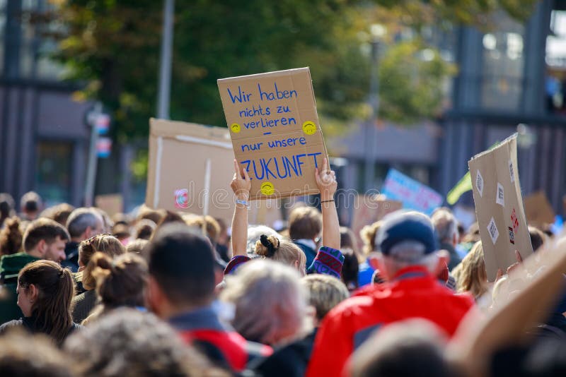 Fridays for Future Demonstration in Berlin Editorial Stock Photo ...