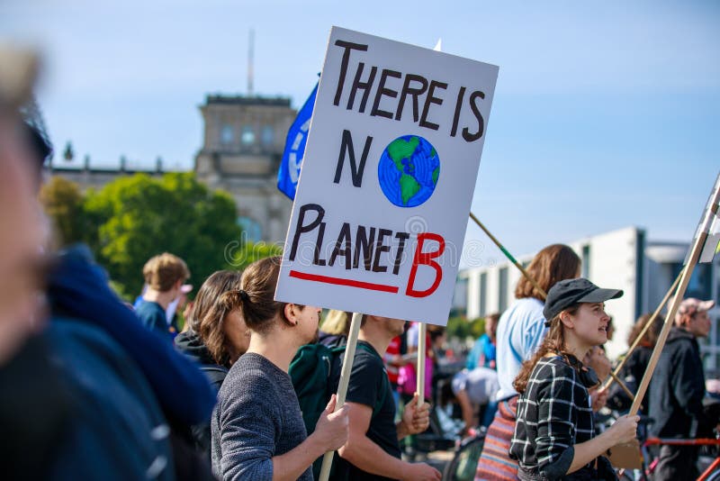 Fridays for Future Demonstration in Berlin Editorial Stock Image ...