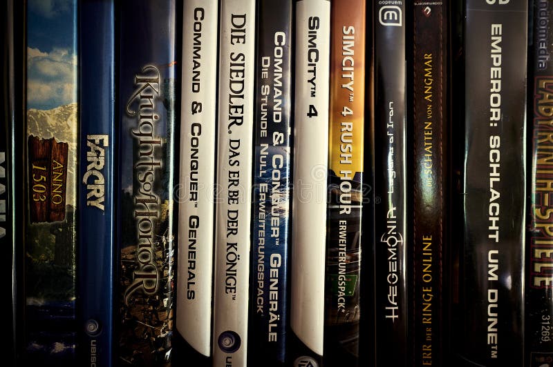 Many Different Packs of Computer Games Editorial Photo - Image of ...