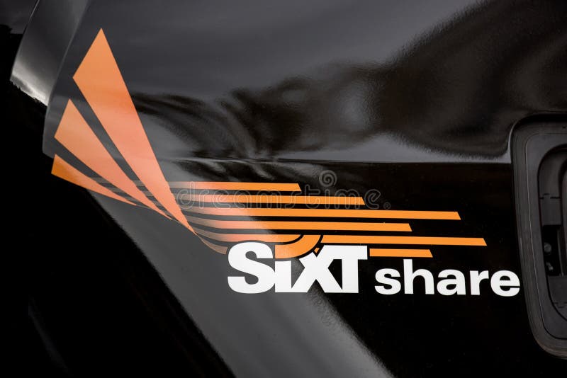 A Sixt Share Car in the City Editorial Stock Image - Image of cars ...