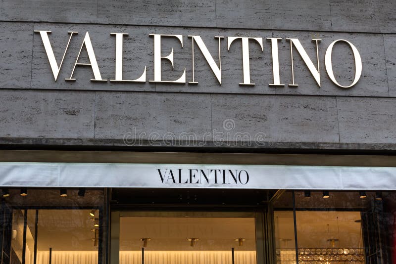 Berlin, Berlin/germany - 23 12 18: Valentino Sign in Berlin Germany ...