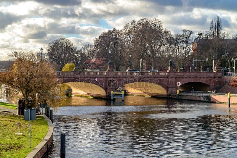 Berlin, Germany, View of the Moltke Bridge Stock Photo - Image of ...