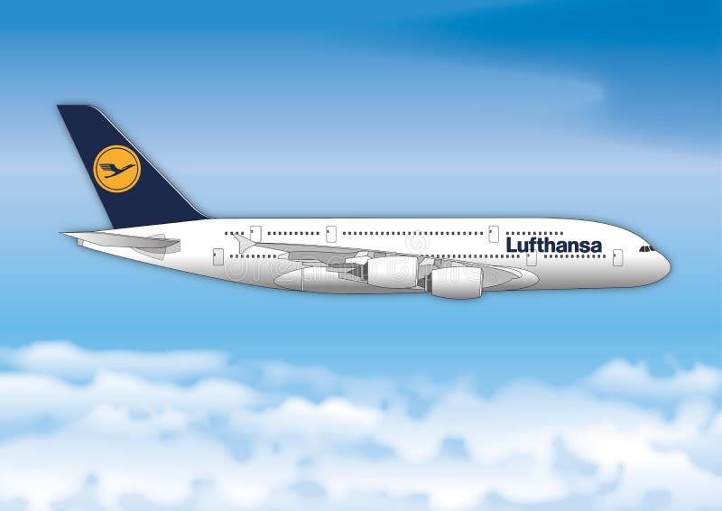 Lufthansa Flight Stock Illustrations – 7 Lufthansa Flight Stock ...
