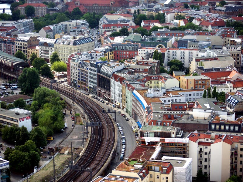Berlin-Hackescher Markt stock image. Image of center - 15217143