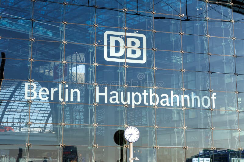 Berlin Hauptbahnhof Central Station of Deutsche Bahn DB in Berlin ...