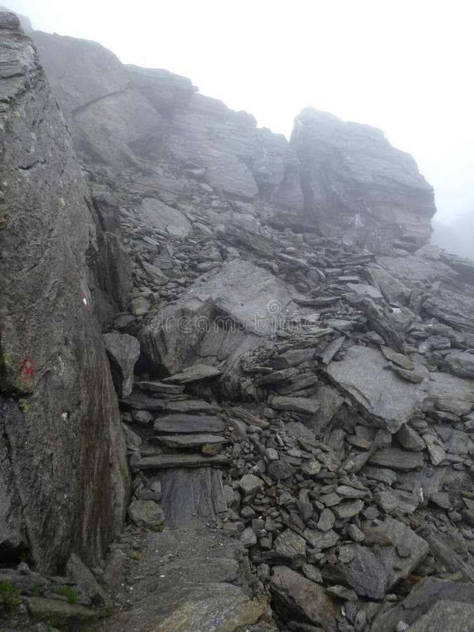 Berlin High Path, Zillertal Alps in Tyrol, Austria Stock Photo - Image ...