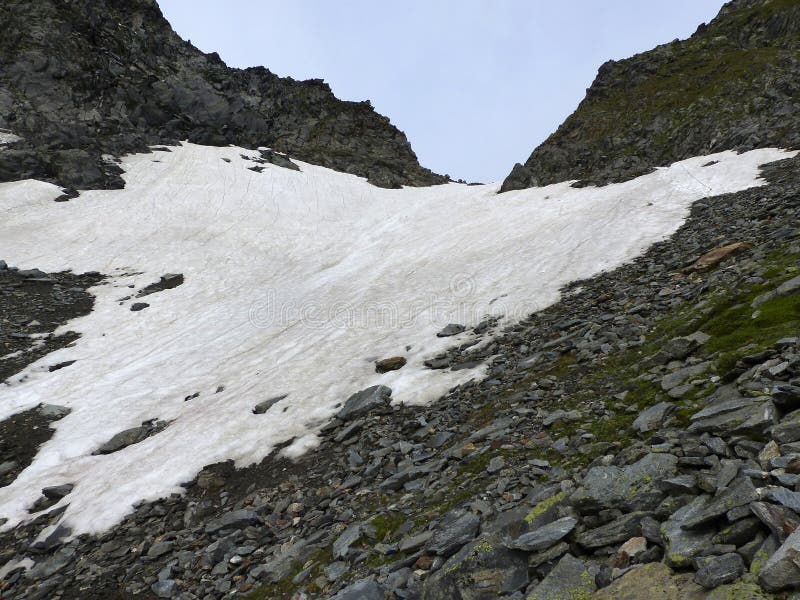 Berlin High Path, Zillertal Alps in Tyrol, Austria Stock Image - Image ...