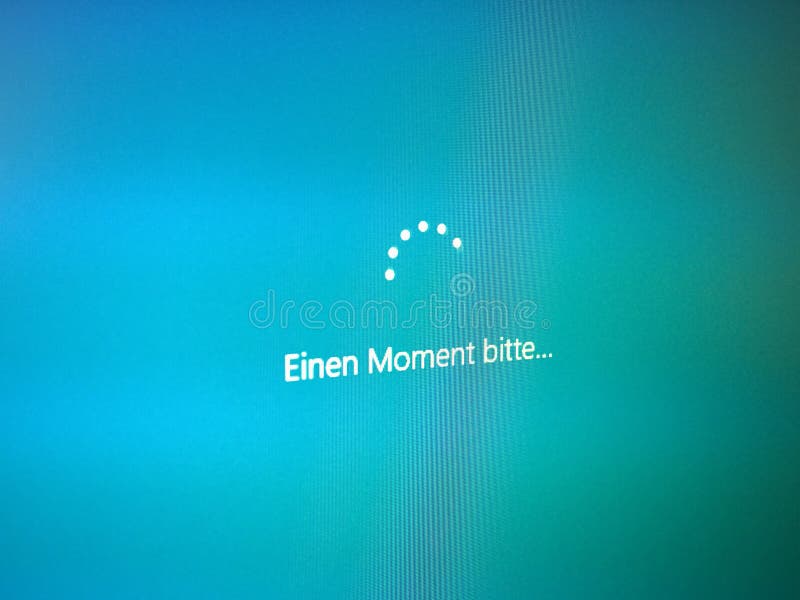 BERLIN - JUN 2020: Einen Moment Bitte (translation One Moment Pl ...