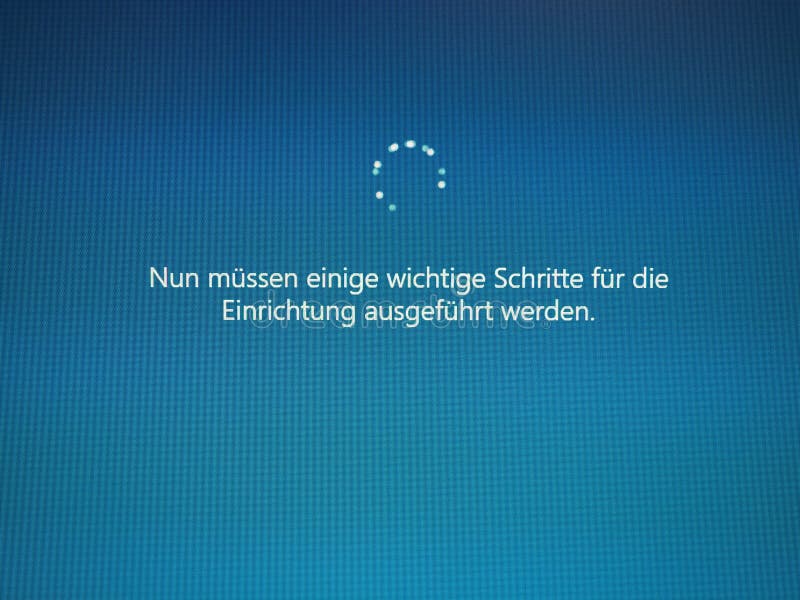 BERLIN - JUN 2020: German Windows 10 Update, Important Steps for ...