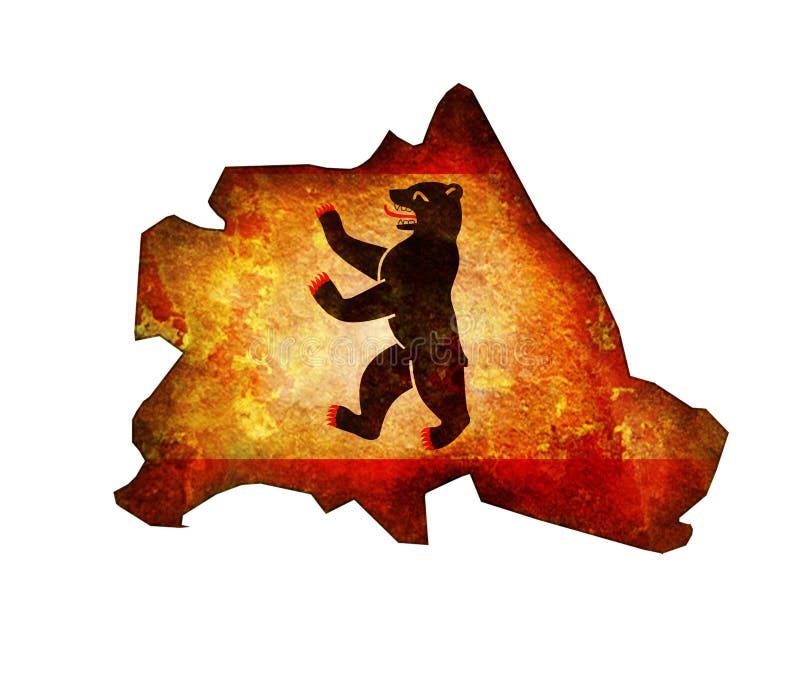 Berlin map stock illustration. Illustration of region - 183569257